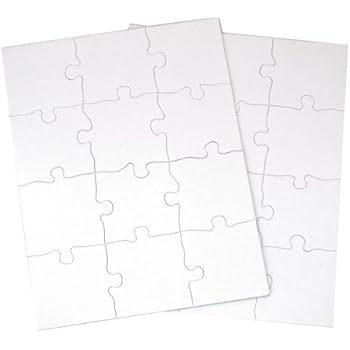 Amazon.com: JIGSAW2ORDER Extra Large Blank Puzzle, Wedding Guest Book ...