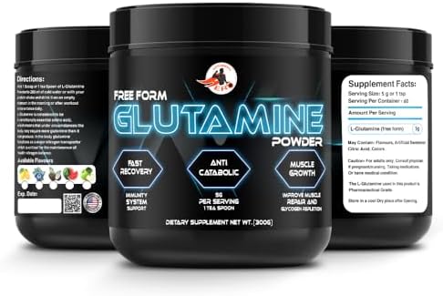 سعر Hero Glutamine Powder | 300gm | 60 Serv. | 5000 mg per serving ...