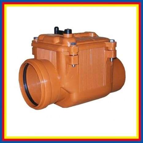 Válvula antirretorno DN 110 con mecanismo de bloqueo para ratas: Amazon ...