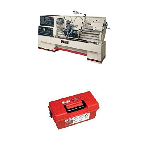 JET GH-1440ZX Lathe with DP700L DRO and Taper Attachment with 23 Piece ...