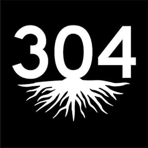 Amazon.com: JMM Industries 304 Roots West Virginia Area Code WV Vinyl ...