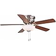 Amazon.com: Wind River Fans Frisco Nickel 44 Inch Ceiling Fan : Tools ...
