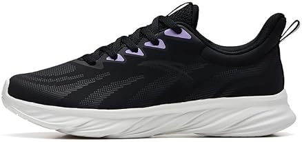سعر ANTA Easy run Urban running SHOES, WOMEN, BLACK/GREY/PURPLE, 40 EU ...