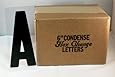 Amazon.com : 4" on 5" Flex Change Portable Sign Letters for Changeable ...