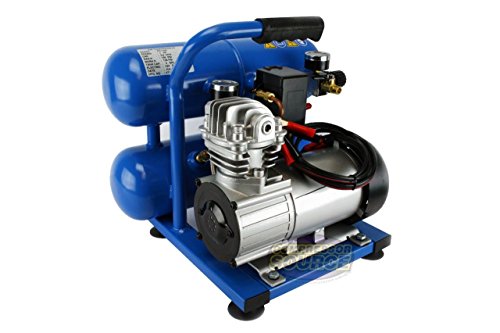 Puma Twin Tank 12 Volt 2 Gallon Oil-Less Air Compressor