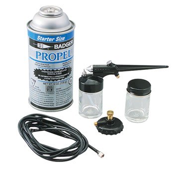 Badger Air-Brush Co. 250-3 Basic Spray Gun Set with Propel