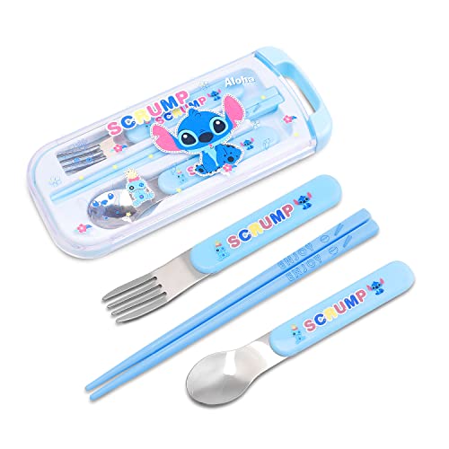 Stitch Portable Camp Reusable Flatware Kawaii Stitch Lilo Travel ...