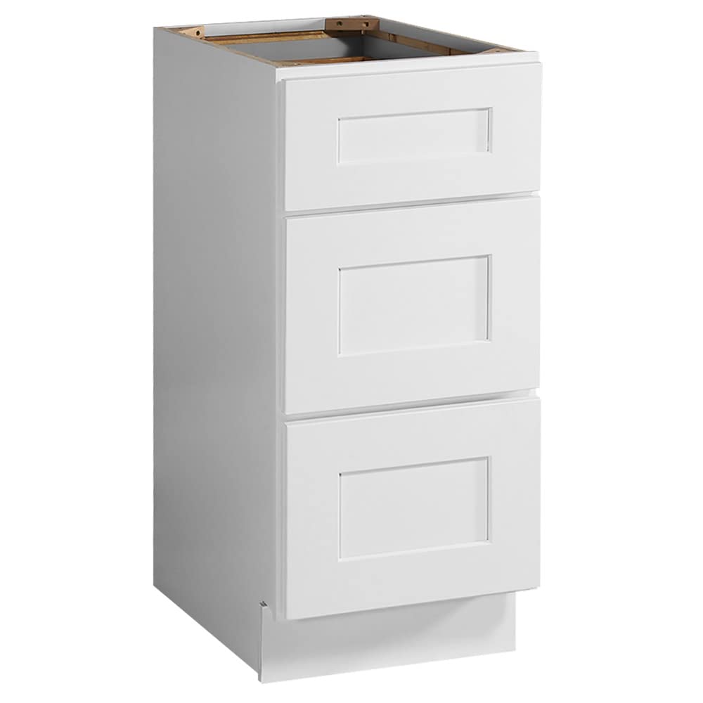 Brookings r Unassembled Drawer Base Kitchen Cabinet 3DB15, 15 W x 24 D ...