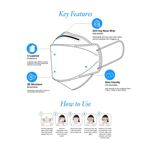 Bella Premium Hanji Mask [Made In Korea | Disposable Mask] PCS: 30, 50 ...