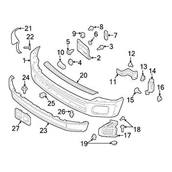 Amazon.com: Genuine Ford BC3Z-17C829-BA Bumper Impact Pad: Automotive