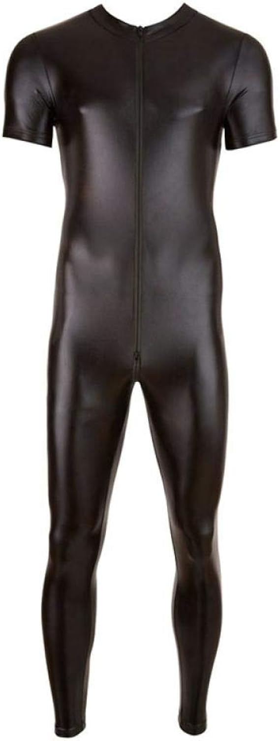 Herren Sexy Kunstleder Bodysuit PVC Latex Bodysuit Homosexuell Männer ...