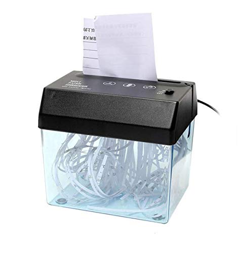 Compact USB Desktop Paper Shredder Home Office Letter Shred Cut Battery ...