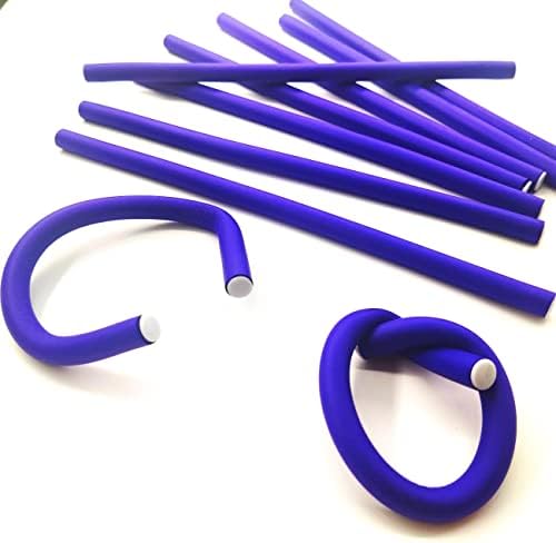 10 Pieces Flexible Curling Rods Twist Foam Hair Rollers Soft Foam No ...