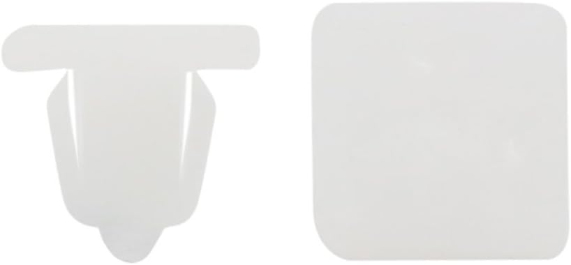 Amazon.com: uxcell 50 Pcs Square Plastic Rivets Retainer Clips White ...