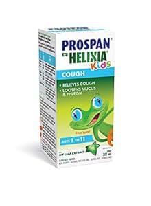 Amazon.com: Helixia Prospan Children's Cough Syrup ages 1 to 11 (200ml ...
