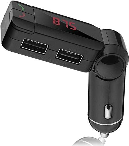 Wireless FM Radio Adapter Car Kit Dual USB Charger Audio Stereo System ...