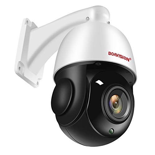 PTZ Camera Outdoor 5MP, PoE IP Security Monitor IR Night Vision Pan ...
