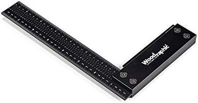Woodraphic Precision Square 8-inch Guaranteed T Measurements Ruler for ...