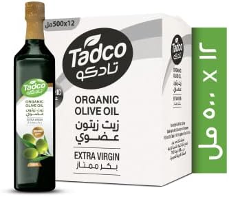 TADCO Organic Olive Oil 12 x 500 ML - Carton price in Saudi Arabia ...