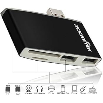 Amazon.com: Rocketek Surface Pro USB Hub Adapter, Memory Card Reader ...