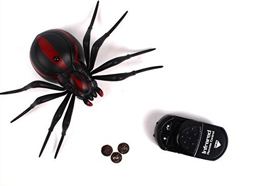 Bhbuy Remote Control Realistic Fake Spider RC Prank Toys Insects Joke ...