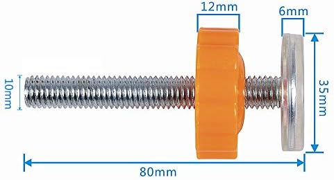 8 Pcs M10 Threaded Spindle Rod Pressure Gates Accessory Screw for Pets ...