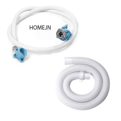 HOME.IN 4 m Fully Automatic Washing Machine Inlet PVC Pipe with 3 Meter ...