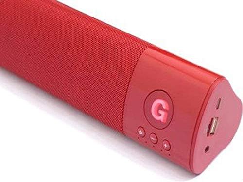 Red color WM-1300 Bluetooth Wireless Sound Bar 3.0 Speaker FM Radio ...
