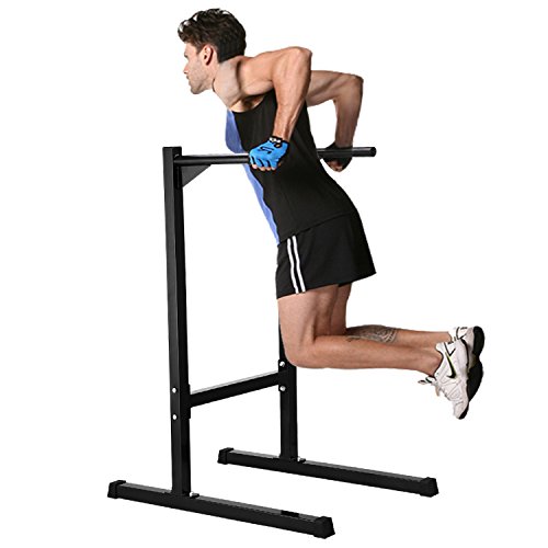 Ollieroo Heavy Duty Dip Stand Freestanding Dip Station Parallel Bar ...