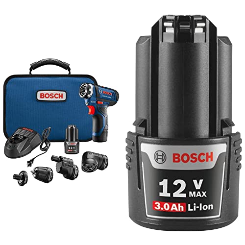 Bosch GSR12V-140FCB22 Cordless Electric Screwdriver 12V Kit - 5-In-1 ...