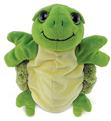 DolliBu Sea Turtle Hand Puppet - Super Soft Plush Stuffed Animal Hand ...