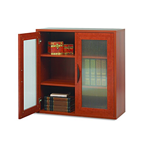 Wood Monitor Stand with Drawer and Cubby in MAHOGANY- Large Size ...