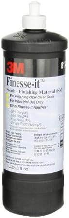 3M Finesse-it Polish - Finishing Material, 81235, White, Easy Clean Up, Liter: Polishing ...