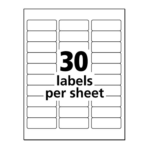 Avery EcoFriendly Mailing Labels For Laser And Ink Jet Printers 1 X 2 