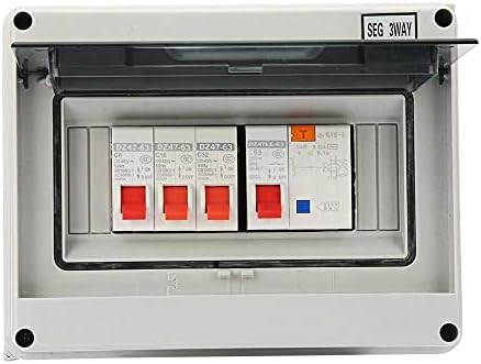 Mutaca Consumer Unit, 3 Way Garage Caravan Consumer Unit 63A 30mA RCD ...