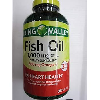 Amazon.com : Spring Valley Fish Oil 1000 mg plus Viamin E 5 IU, Lemon ...
