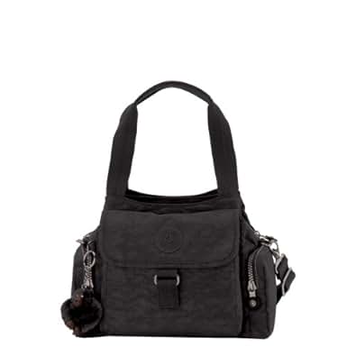 Kipling Luggage Fairfax Shoulder Bag with Removable Strap, Black, One ...