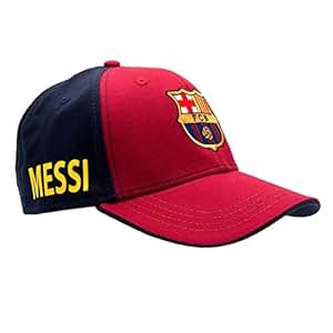 Amazon.com : FC Barcelona Messi Cap - Great Hat with Barcelona Team ...