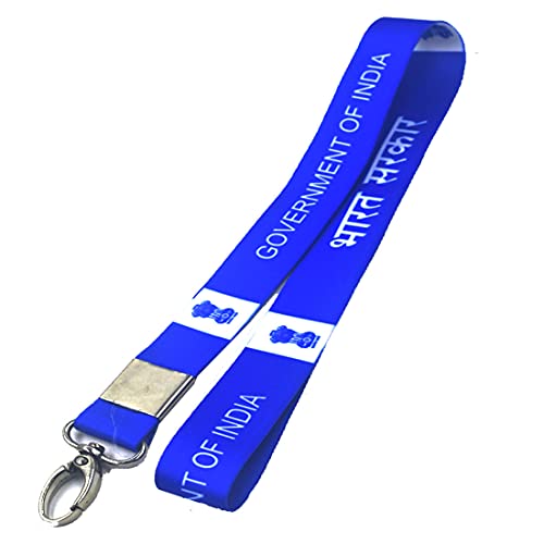 AFH Government of India Long Fabric ID tag Lanyard Key Chain - Price ...
