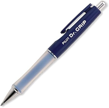 Pilot Dr. Grip Retractable Ballpoint Pens, Medium Point, Navy Barrel ...