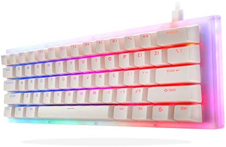 Womier K61 60% Mechanical Keyboard, Hot Swappable Keyboard, Gateron ...