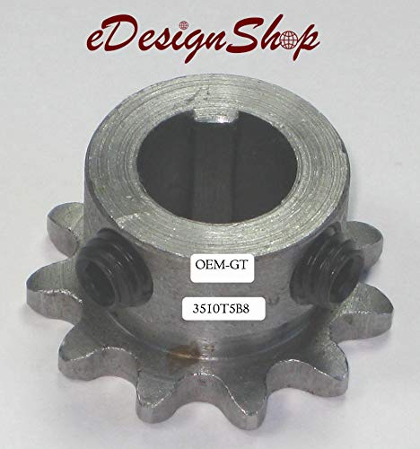 Amazon.com: #35 10 Tooth 5/8 Jackshaft Sprocket Go Kart Mini Bike ...