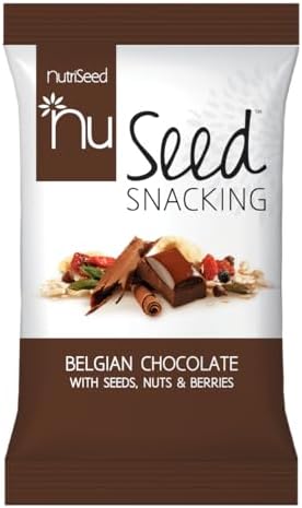 NutriSeed NuSeed Snacking Belgian Chocolate With Seeds, Nuts & Berries - For the Carb Conscious ...
