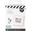 Amazon.com: American Crafts Heidi Swapp Lightbox Mini Alphabet Inserts ...