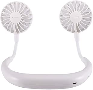 Amazon.com: Hands-free Mini USB Personal Fan - Rechargeable Portable ...