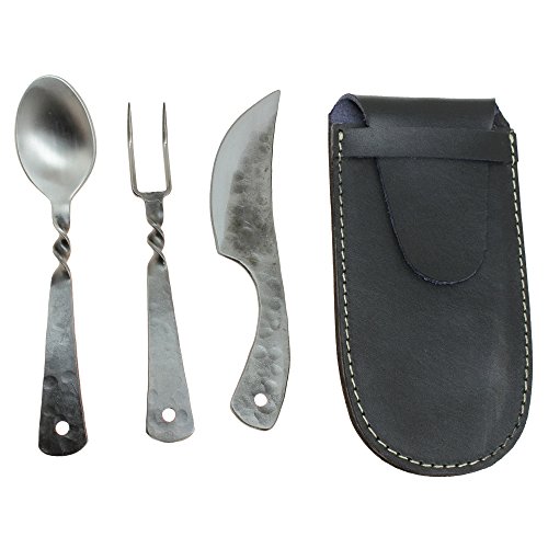 Medieval Silverware Knife Spoon Fork Dinnerware Renaissance Utensils ...