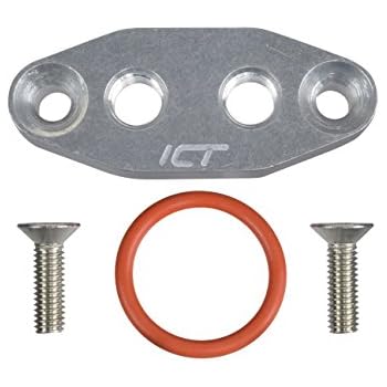 Amazon.com: LS OIL PORT ADAPTER 1/8" NPT Cooler Billet Plate LS1 LSX ...