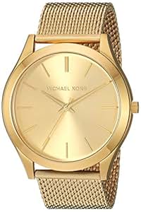 Amazon.com: Michael Kors Men's Slim Runway Quartz Stainless-Steel Strap ...