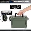 Tactical45 Dry Ammo Box Plastic Ammunition Storage, Green - 30 and 50 ...