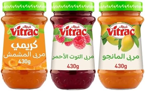 سعر Vitrac Jam - 430 gm Flavors Bundle (Creamy Apricot - Raspberry ...